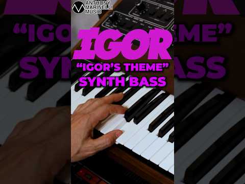 How to program the Synth Bass from Tyler the Creator’s “Igor’s Theme”  #tylerthecreator #igor