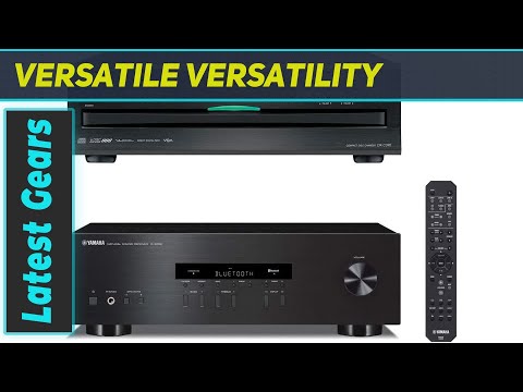 "Yamaha R-S202 Stereo Receiver and Onkyo DX-C390 CD Changer Combo - Unleash Your Music Collection!"