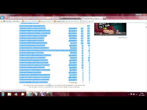 Speed up torrents with trackers