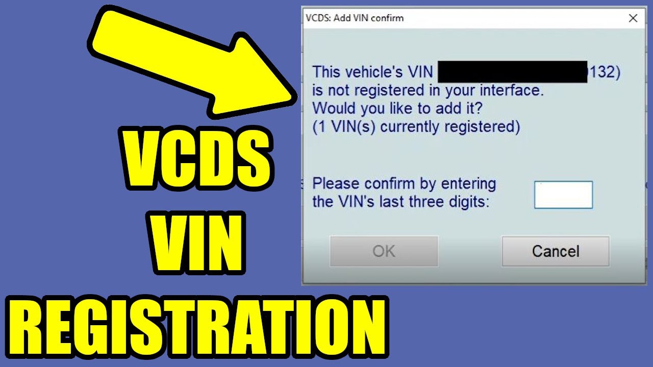 VCDS VIN Registration Guide - How to register a VIN with VAG-COM tutorial