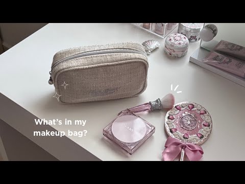 What’s in my makeup bag 🎀 : everyday makeup essentials, my favorite products