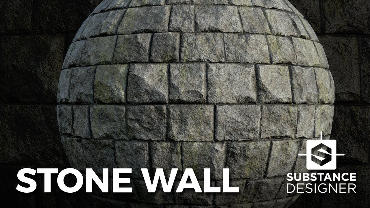 Medieval Fantasy Stone Wall Substance Designer Tutorial