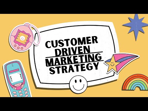 CUSTOMER DRIVEN MARKETING STRATEGY - ONLINE CLASS