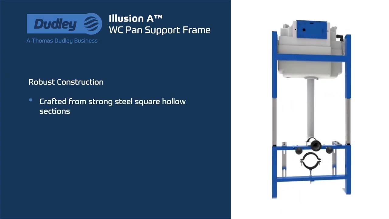 Illusion A Adjustable WC Pan Support Frame