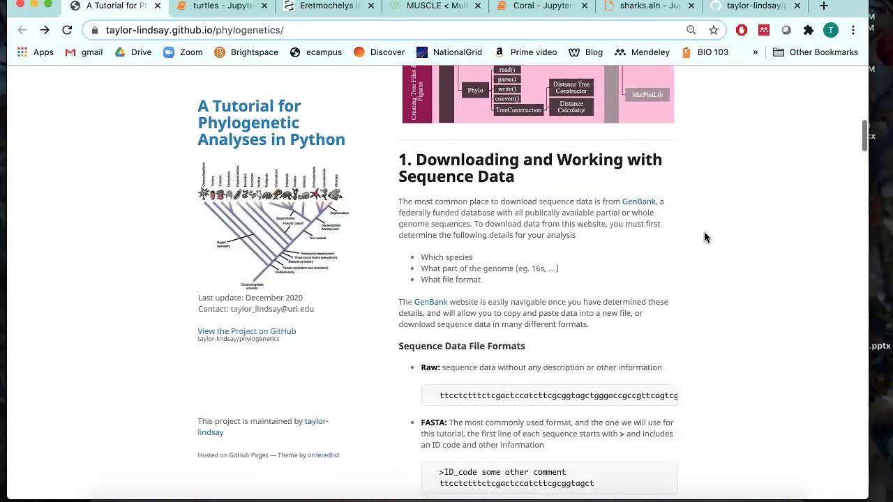 BioPython Tutorial: Making Phylogenetic Trees in Python