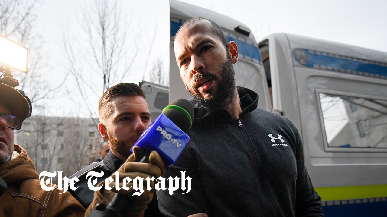 Watch: Andrew Tate and brother claim Romanian authorities 'want to ...