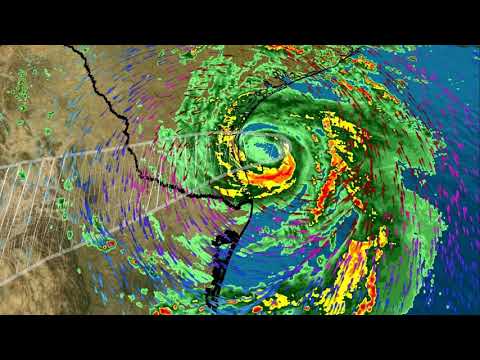 Live Hurricane Hanna Tracking Map