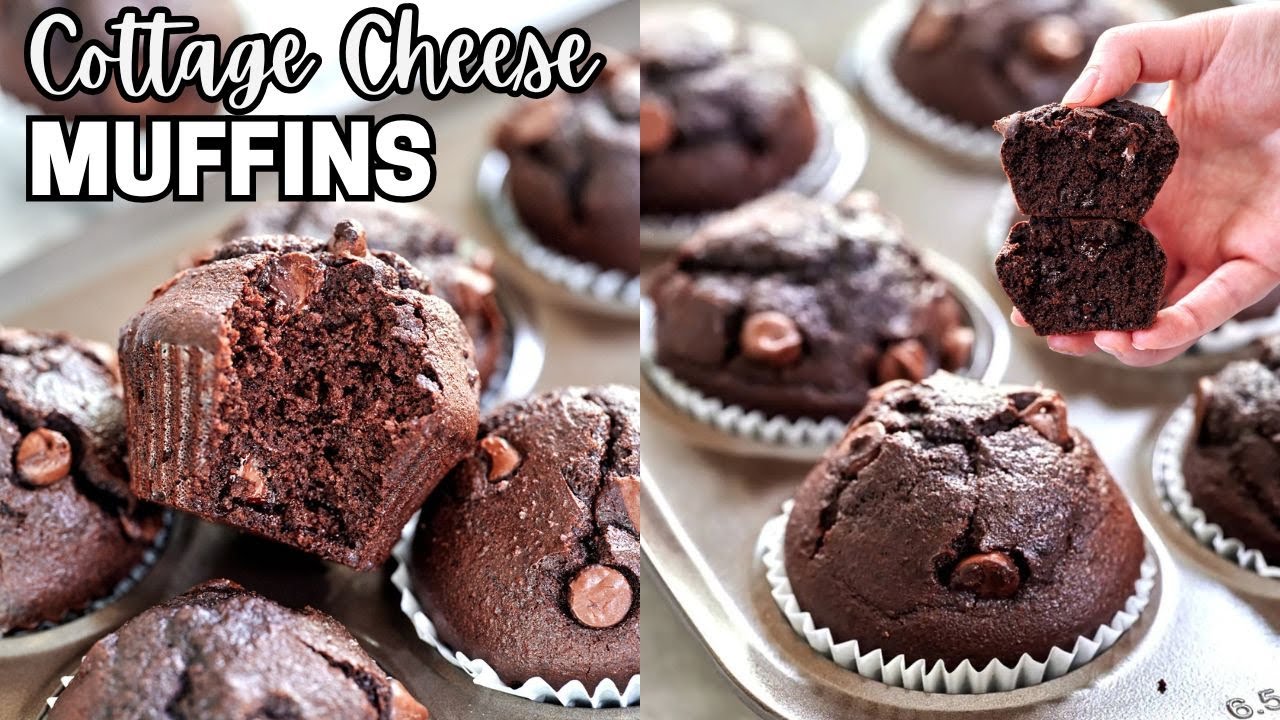 Cottage Cheese Chocolate Muffins – High-Protein, Gluten-Free & Super Moist!