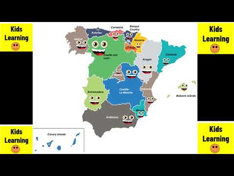 Spain Geography - Autonomous Communities of Spain