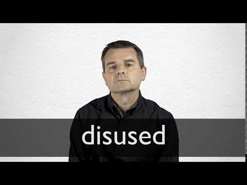DISUSED definition and meaning | Collins English Dictionary
