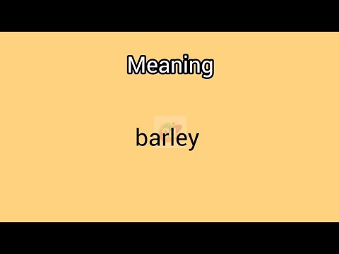 #barley meaning in English & Telugu || Googul Dictionary #dictionary #meanings #telugu #english