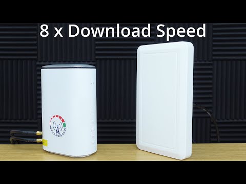 ZTE MC888 5G Internet Speed Test Comparison With External 5G & 4G SMA Antenna Router Modification