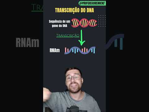 TRANSCRIÇÃO DO DNA (Parte 1) - Professor Diego Reinicke | #education #health #science