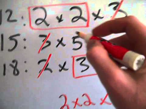 Least Common Multiple LCM using Prime Factorization for (3+ numbers)