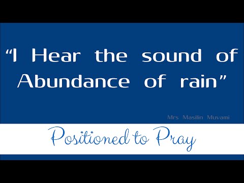Minister M Muvami - I Hear The Sound Of Abundance Of Rain