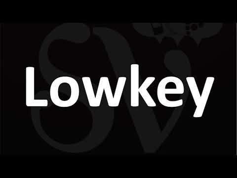 Lowkey Meaning