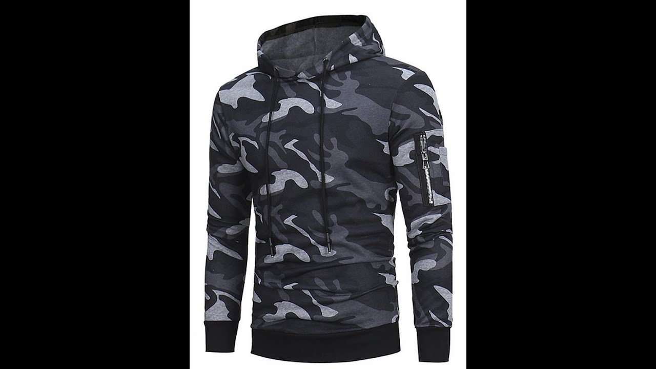 Grey Camo Hoodie