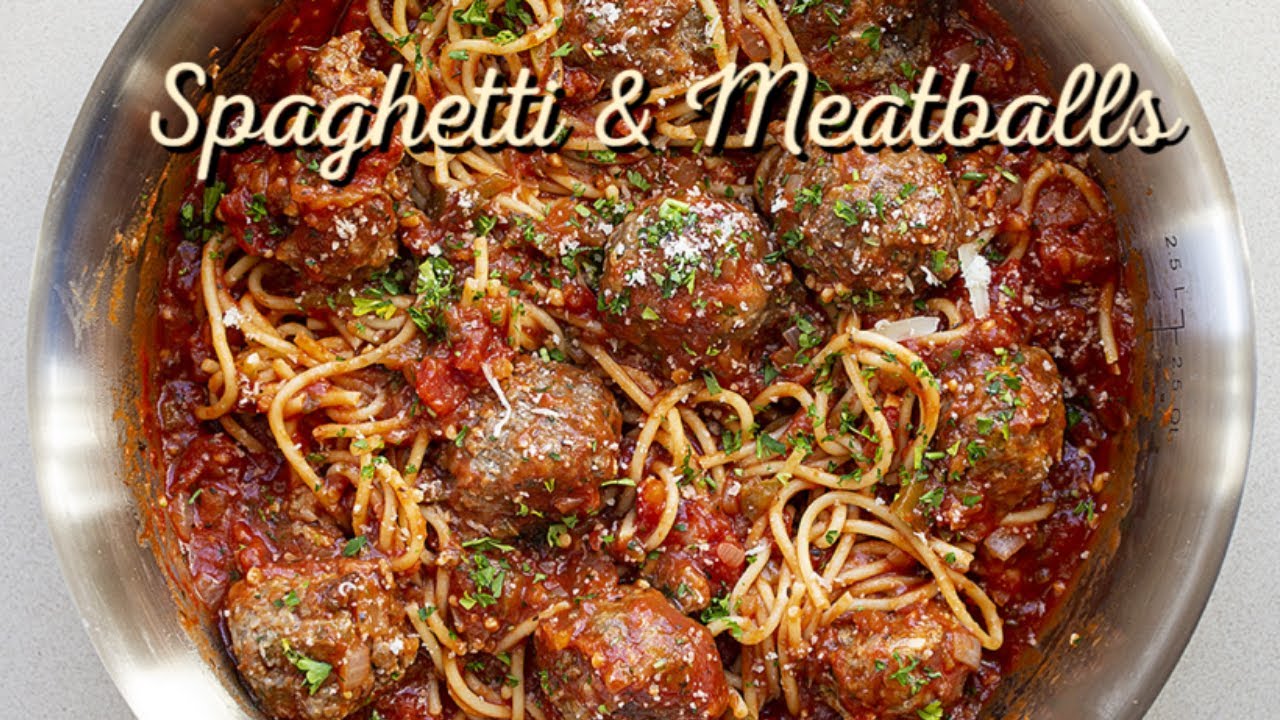 How To Make Date Night Spaghetti and Meatballs