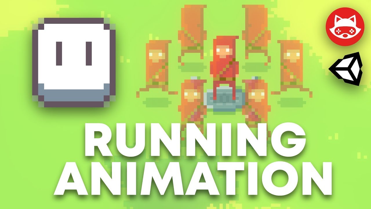 Aseprite Top Down Pixel Art Running Animation for Unity - Tutorial