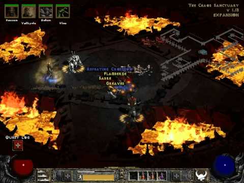 Diablo II Beating of Diablo under hard editing