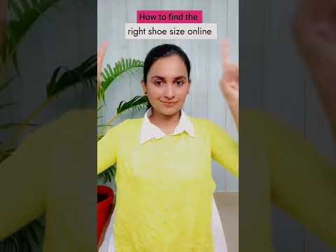 How to find the right shoe size online | Akshada Pawar
