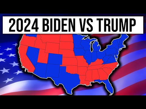 2024 Joe Biden vs Donald Trump Presidential Election Prediction | 2024 Election MAP Analysis