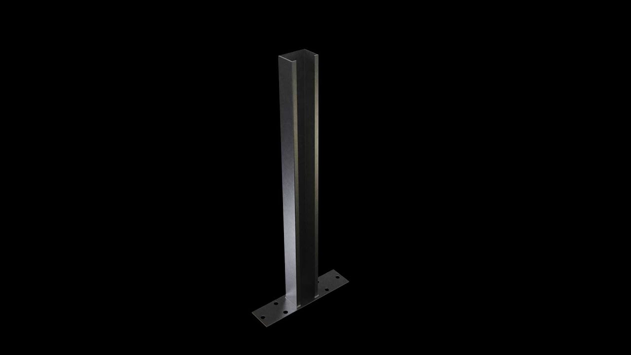 Steel Con Ponywall Support