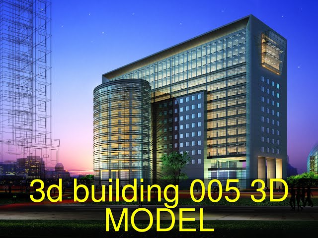 3d building 005 3D Model - FlatPyramid