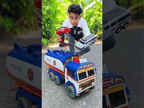 Police Car And Rc Indian Oil Truck Unboxing🔥😍