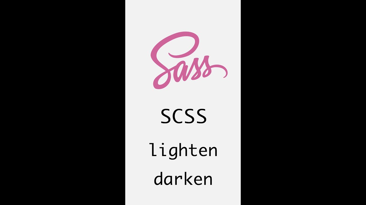 #13 lighten, darken | SCSS | Frontend  #shorts
