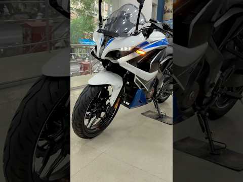 2025 All New Bajaj Pulsar Rs 200 Obd-2 B Model White Blue Colour β€οΈπππ₯