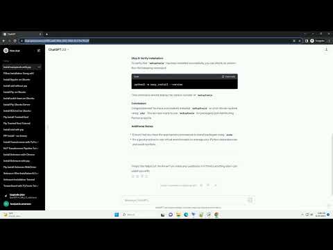 pip install setuptools ubuntu