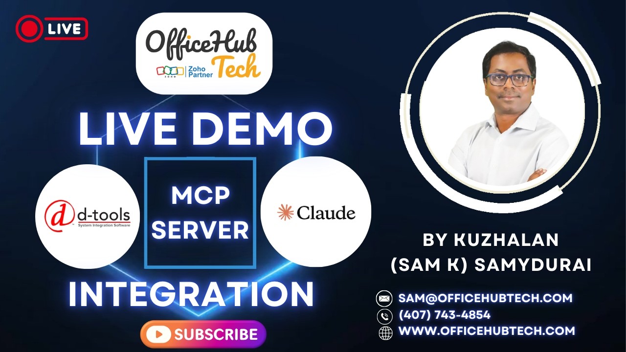 ​@claude  + MCP + @DToolsSystemIntegration | AI-Powered Automate Workflow For System Integrators