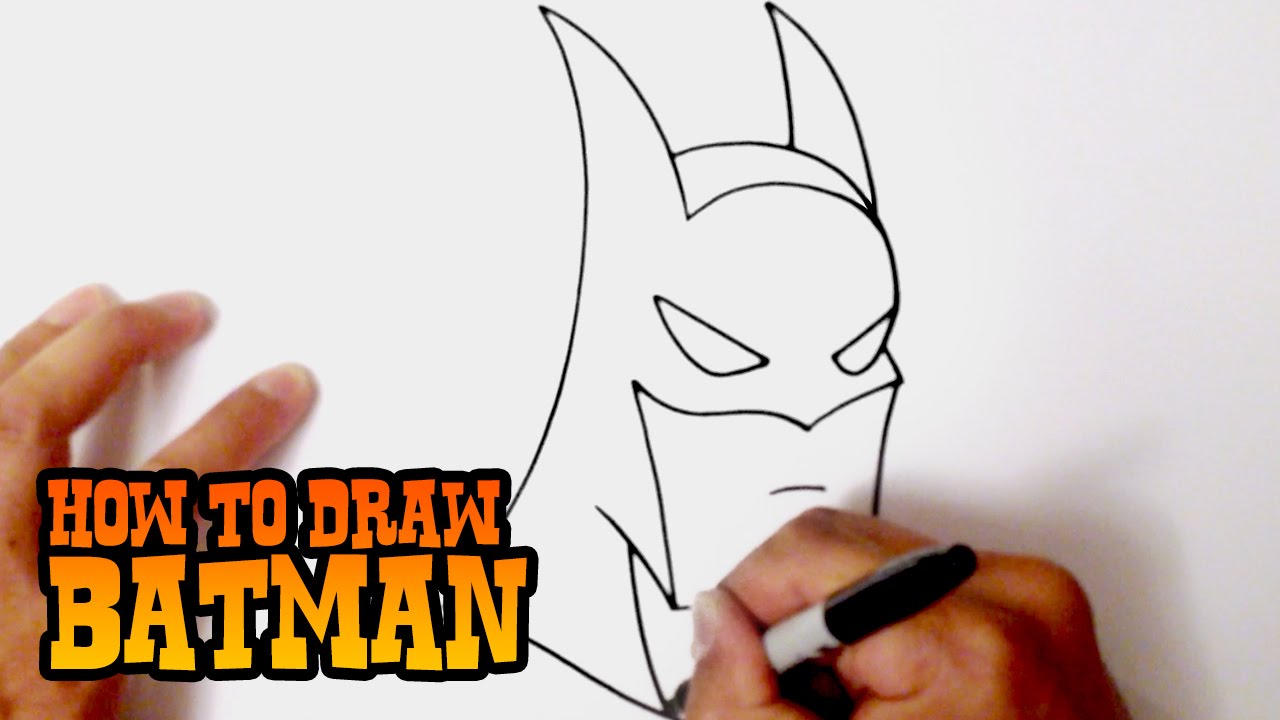 How to Draw Batman - Step by Step Video Lesson