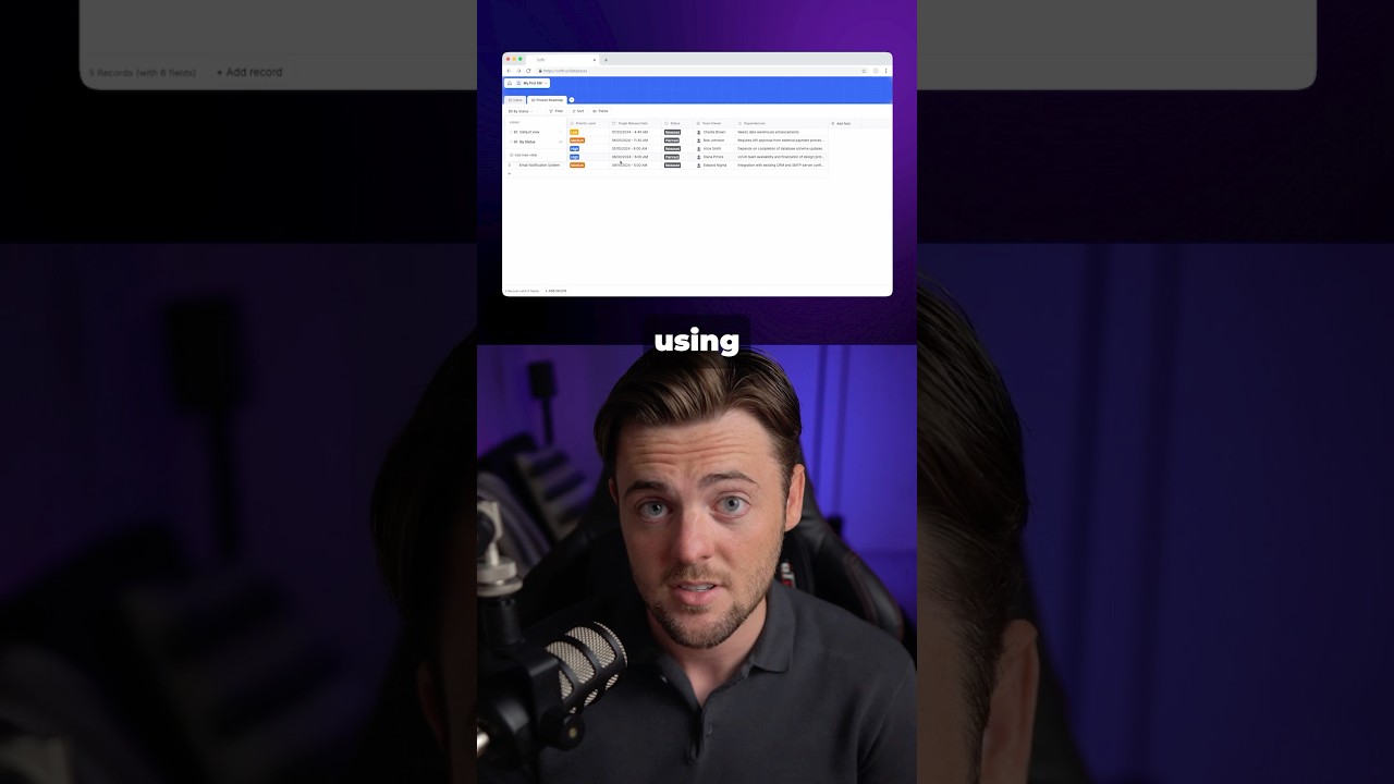 Softr Databases - Build full stack apps, manage data, and run automations. #ai #nocode