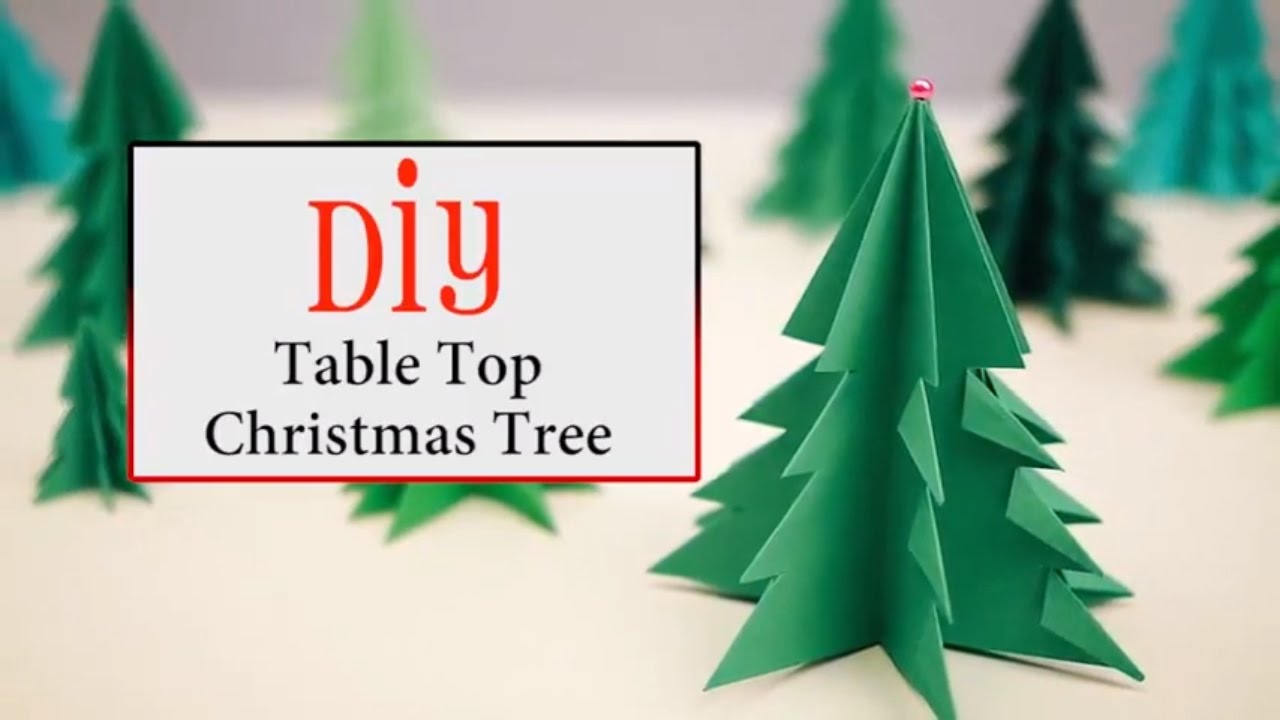 DIY Table Top Christmas Tree Ideas for Inspiration - 26 Awesome Ideas