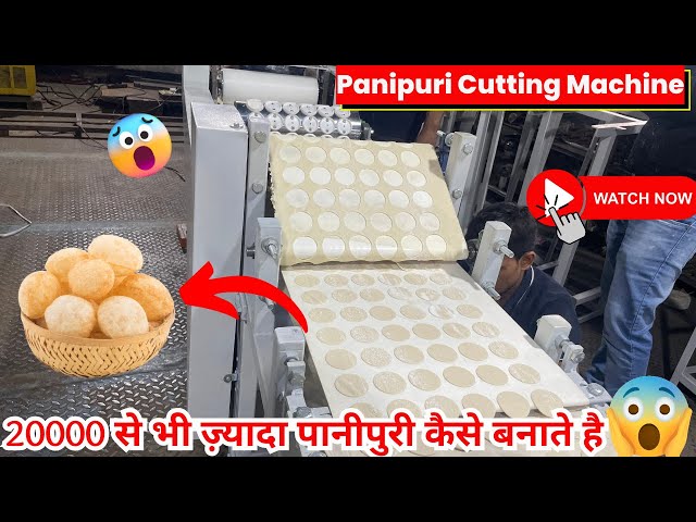 Pani Puri Making Machine - Compact Panipuri Making Machine Manufacturer from Ahmedabad