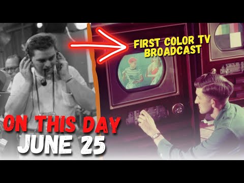 The first color TV show was broadcast – The Haus of Dcaligari