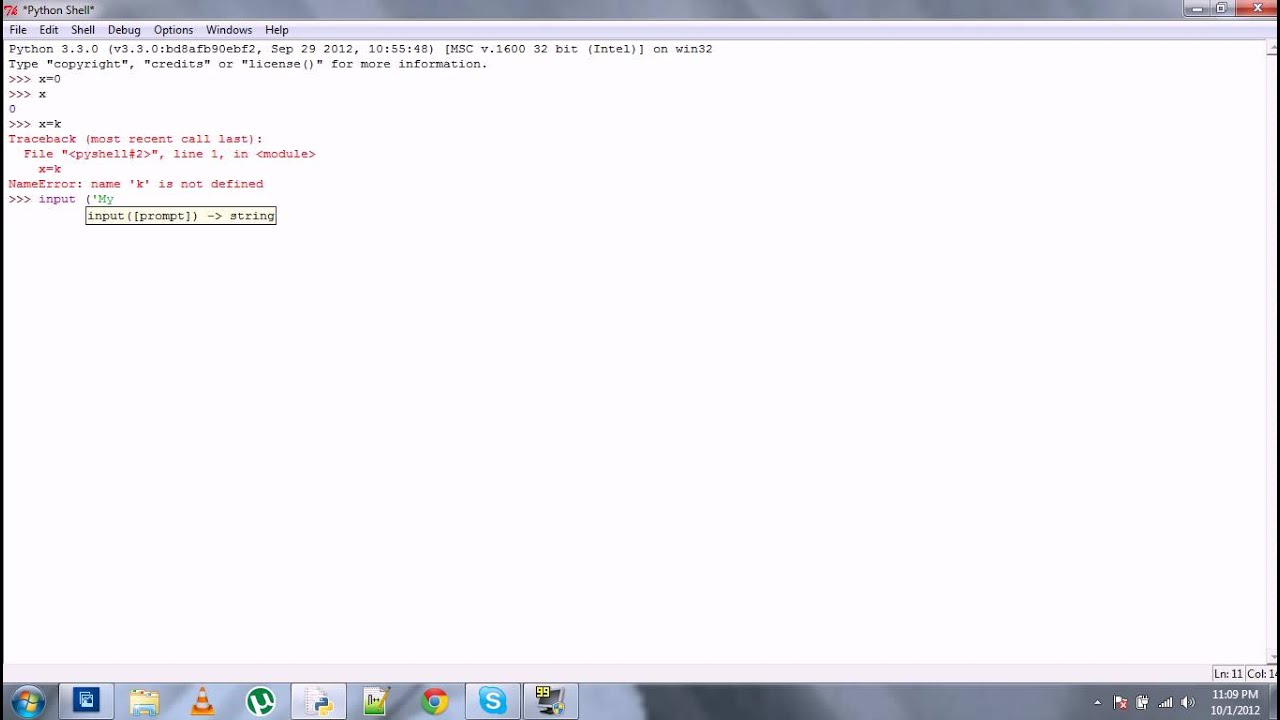 Tutorial 3 - Acquiring User Input in Python