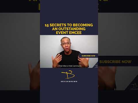 Tip To Becoming a Great Event Emcee