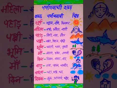 पर्यायवाची शब्द