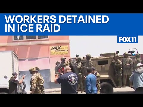 Workers detained in downtown LA ICE raid | FOX 11 LA