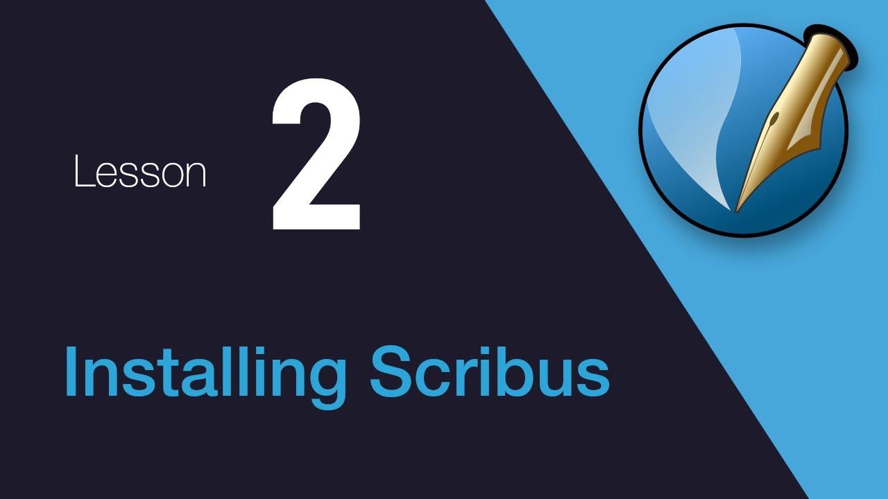 2) Installing Scribus