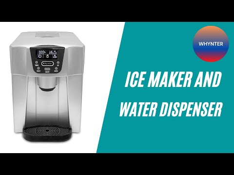 Best portable ice maker | Whynter Silver IDC-221SC Countertop Ice Maker and Water Dispenser