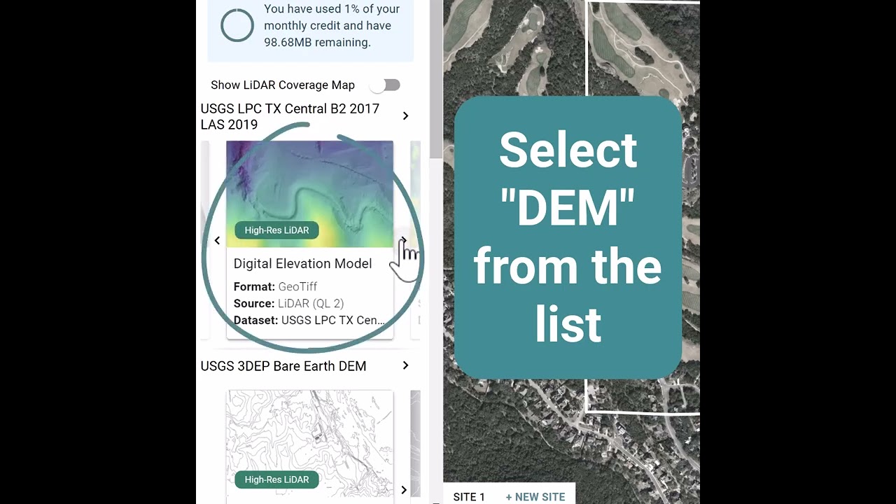 How to view a DEM in Equator