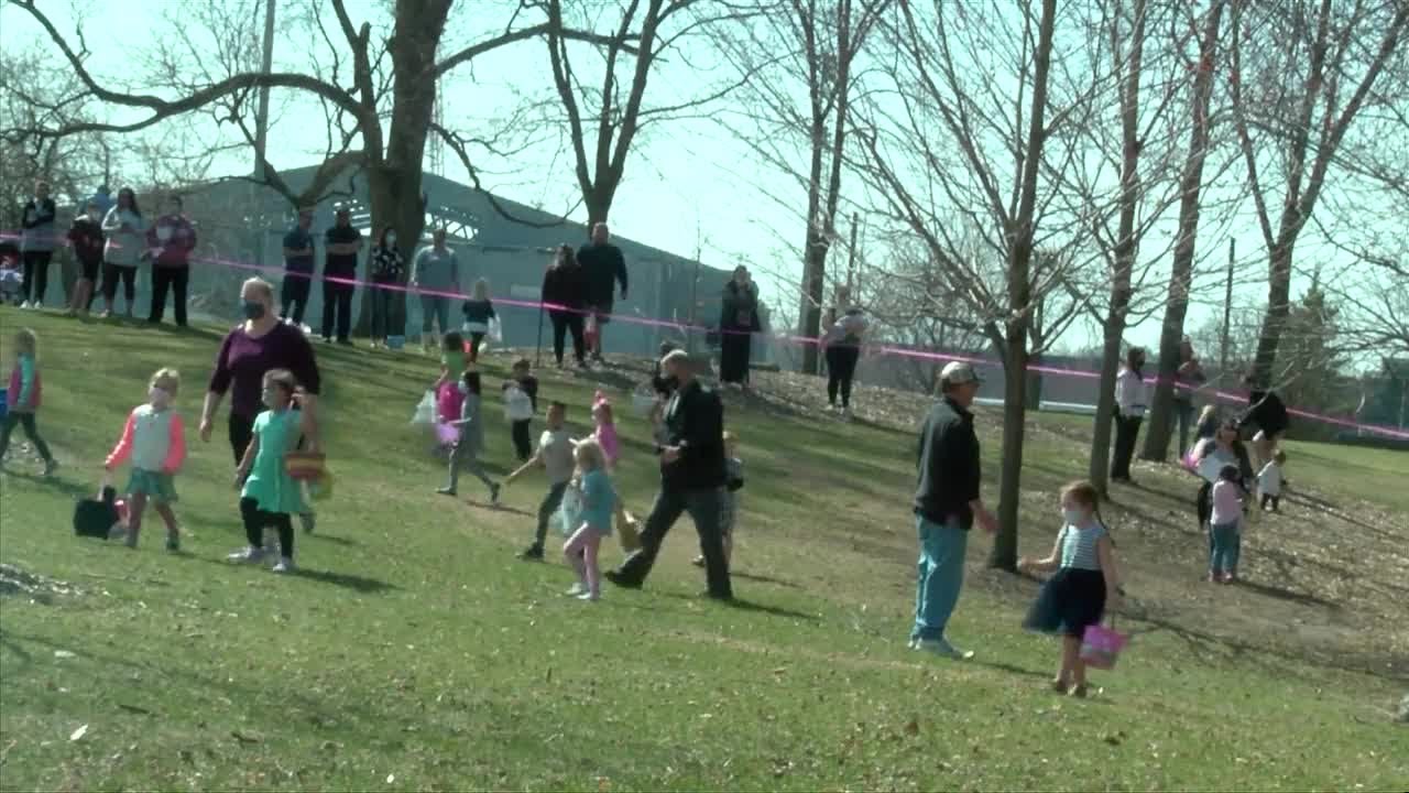 Easter egg hunt a big hit at Myrick Park