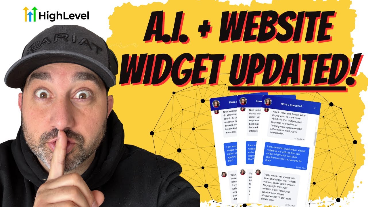 NEW Conversational Ai Bot Flow Builder (Chat Widget Full Build)