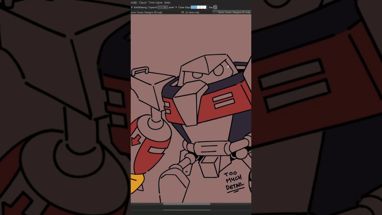 E-123 OMEGA - Speedpaint #sonic #sonicthehedgehog