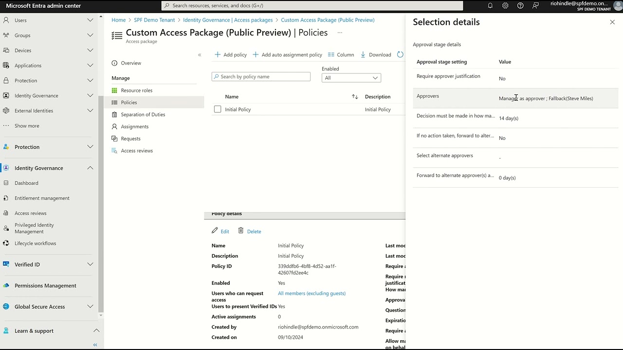Request access package on-behalf-of other users (Preview)