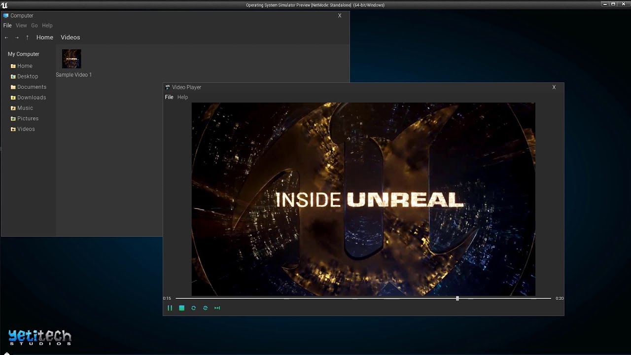 Operating System Simulator 2.0 - Video Player Preview